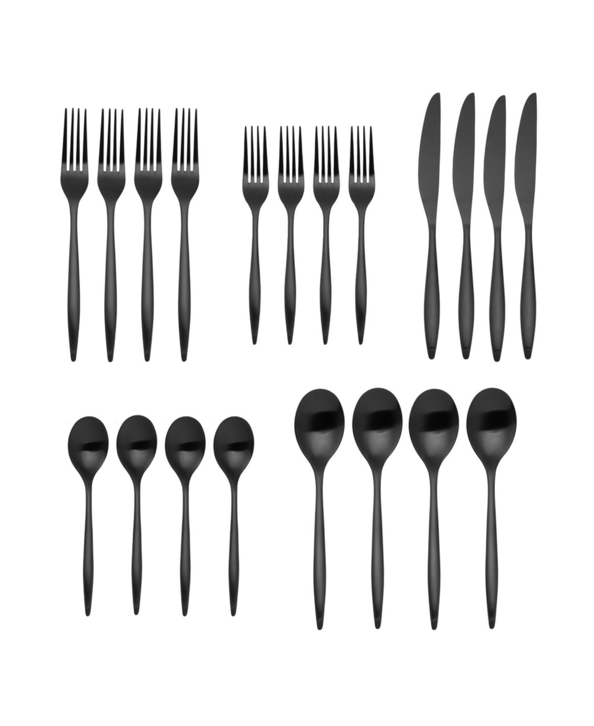 Click here for Godinger Milano Midnight 20 Piece Flatware Set  Se... prices