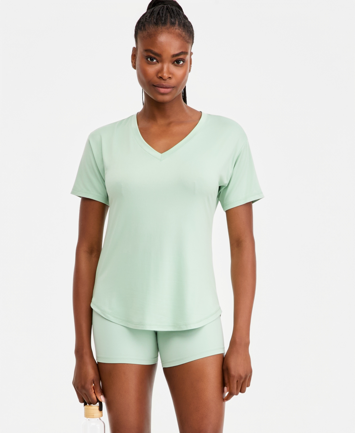 Click here for Id Ideology Womens V-Neck Short-Sleeve Performance... prices