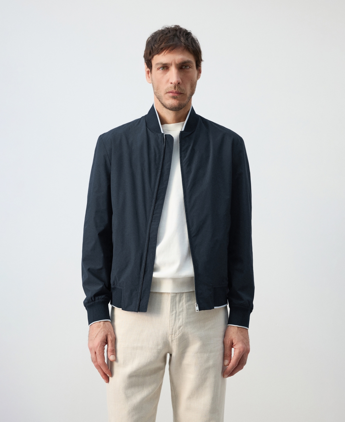 Click here for Mango Mens Lightweight Water-Repellent Bomber Jack... prices