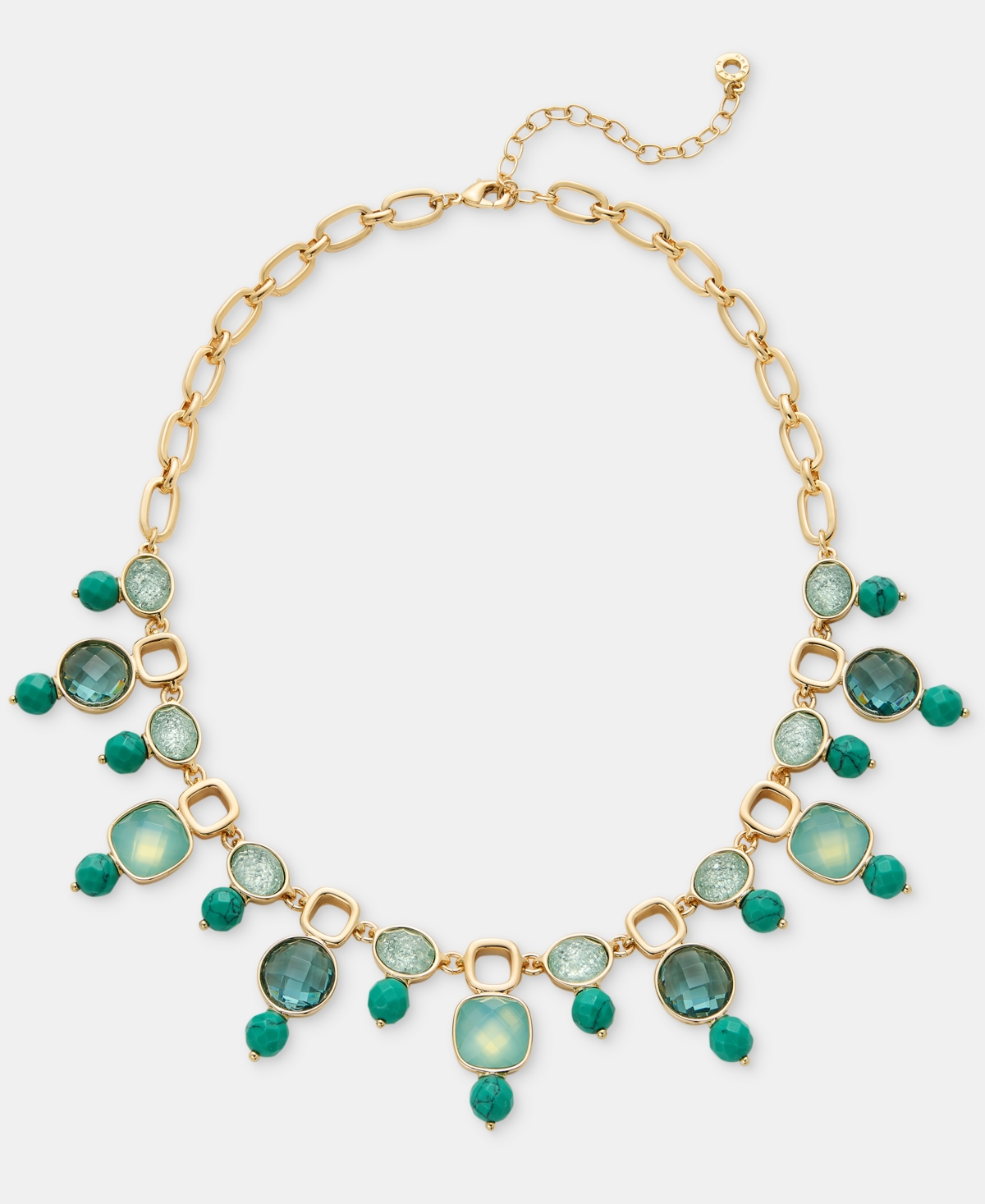 Click here for Anne Klein Stone Beaded Statement Necklace  16 + 3... prices