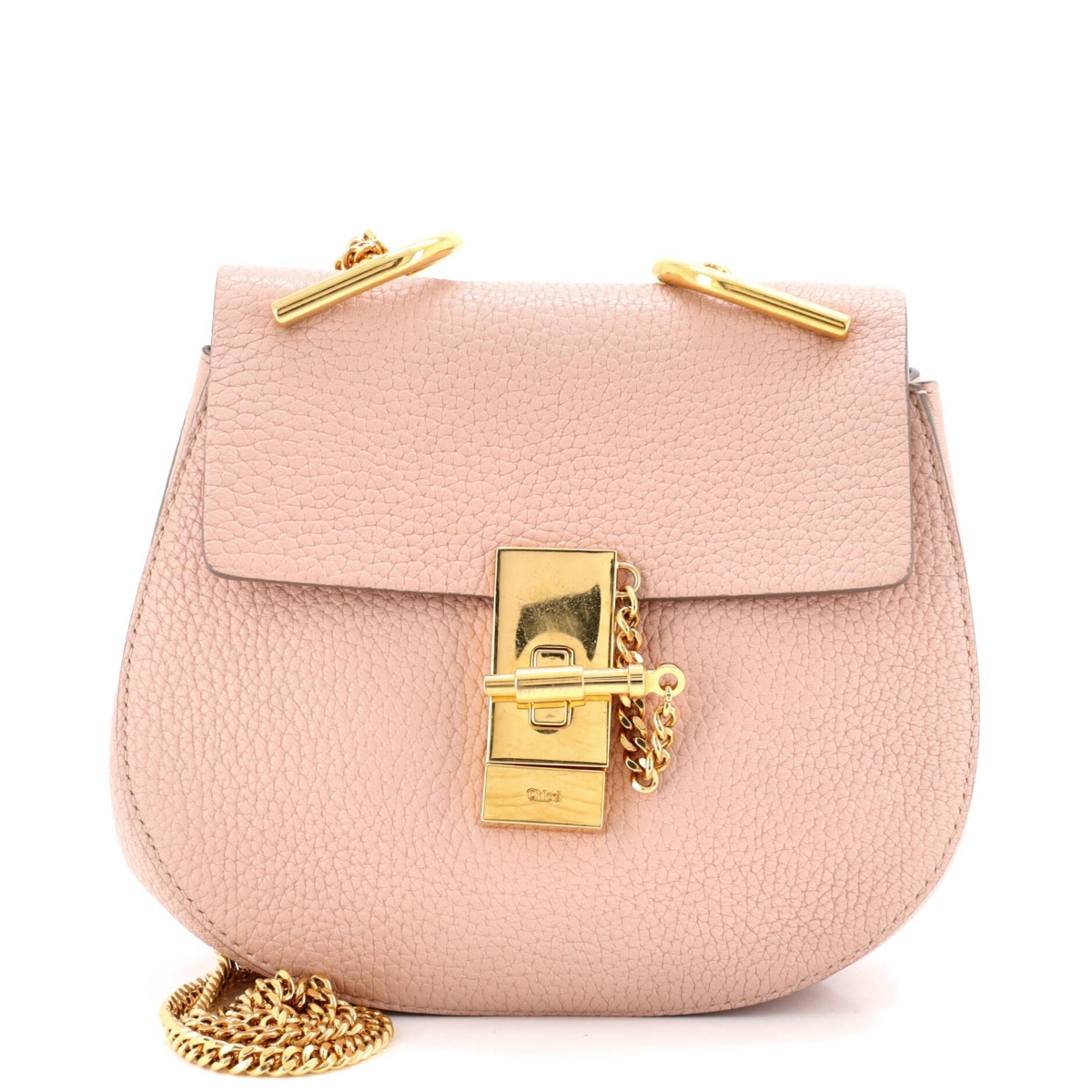 Click here for Pre-Owned Chloe Mini Drew Crossbody Bag Leather -... prices