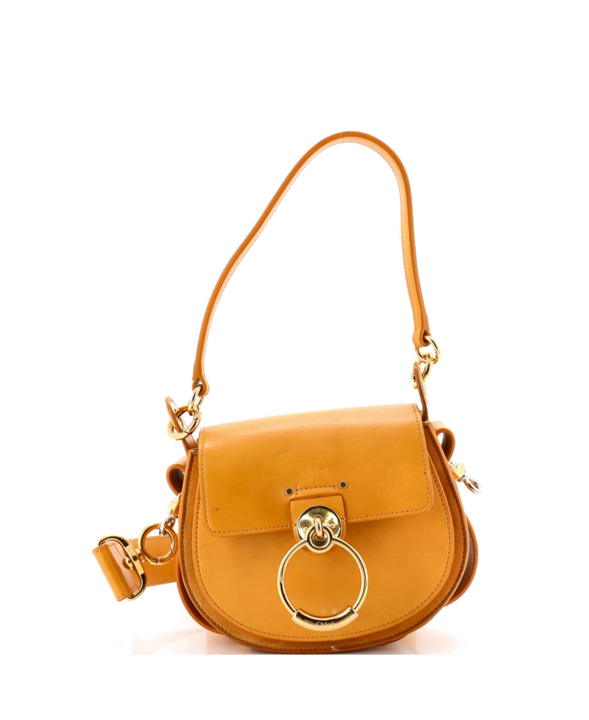 Click here for Pre-Owned Chloe Small Tess Bag Leather - Yellow prices