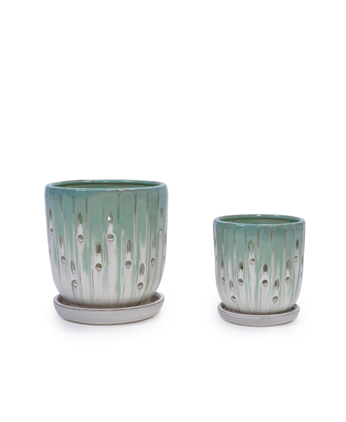 Click here for Clihome Handmade Gradient Ceramic Planter Set Indo... prices