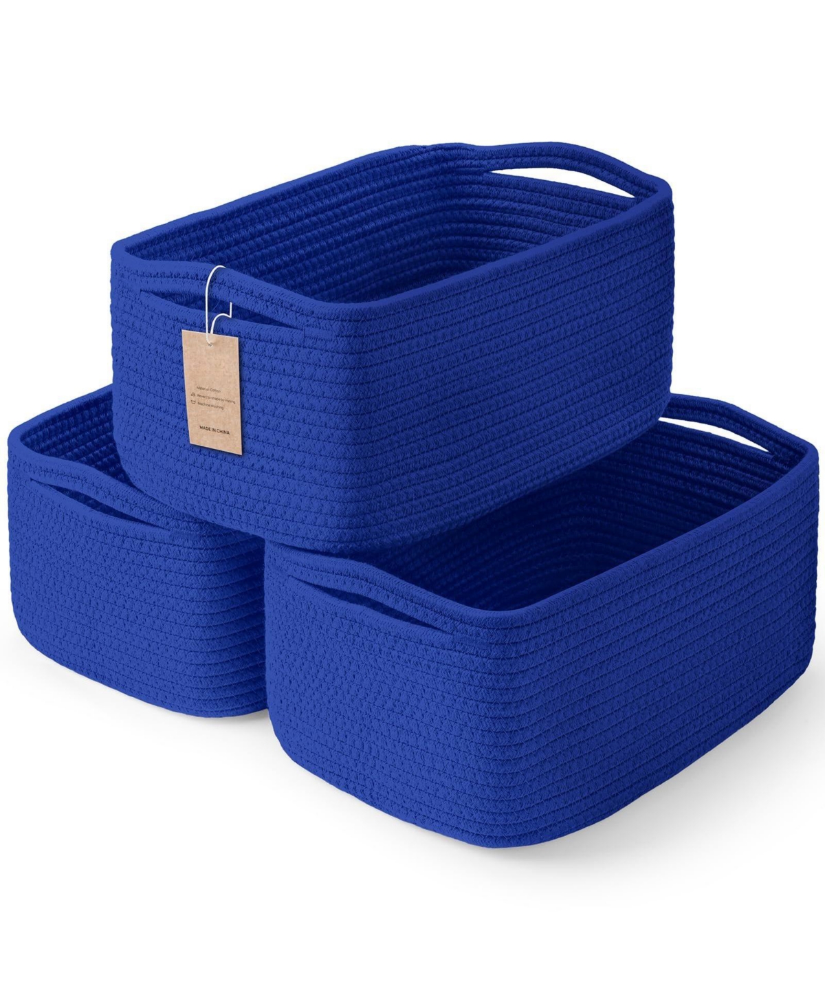 Click here for Gnuadz 3Piece Woven Rope Storage Baskets with Hand... prices