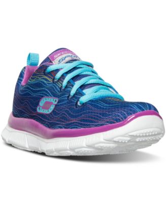 Skechers Girls' Skech Appeal - Eye Catcher Running Sneakers from Finish ...