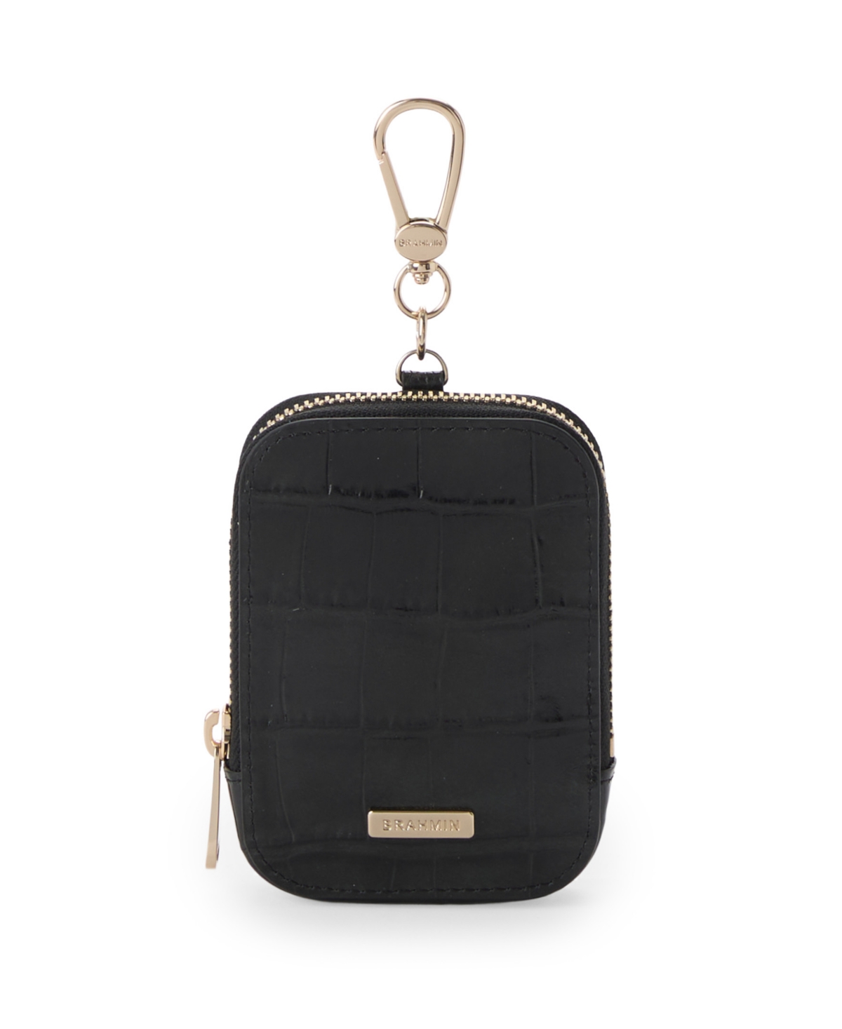 Click here for Brahmin Katelynn Zip-Up Mini Coin Purse - Black Al... prices