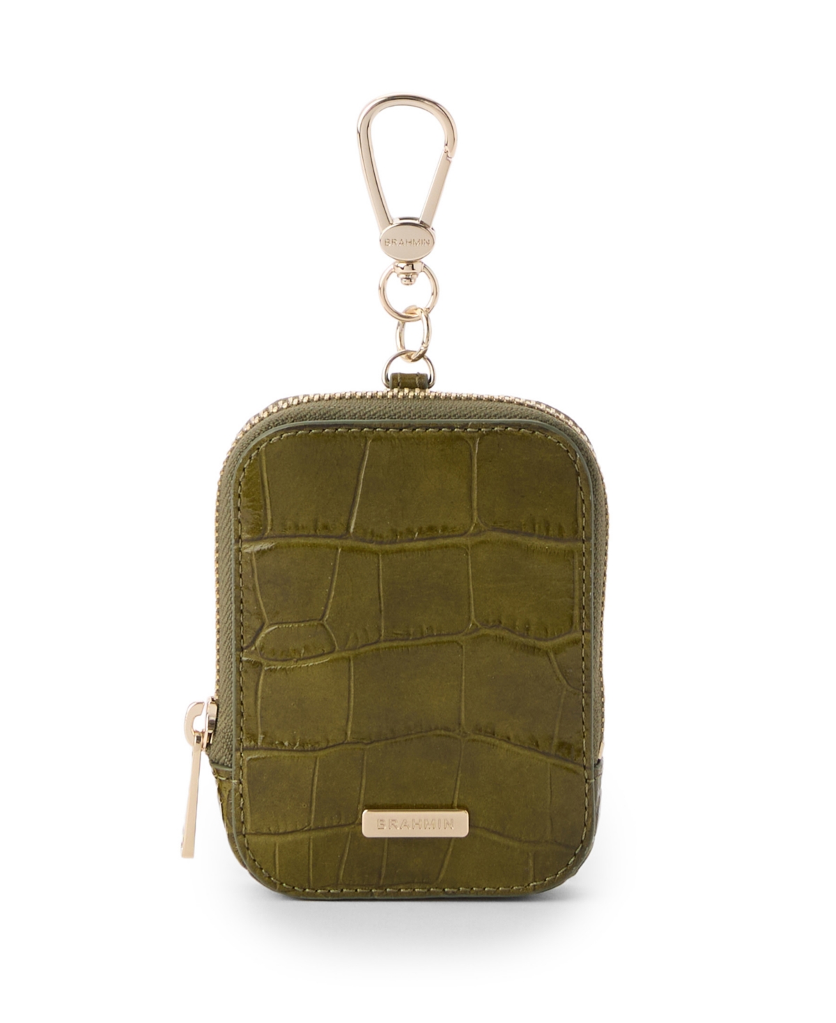 Click here for Brahmin Katelynn Zip-Up Mini Coin Purse - Olive Al... prices