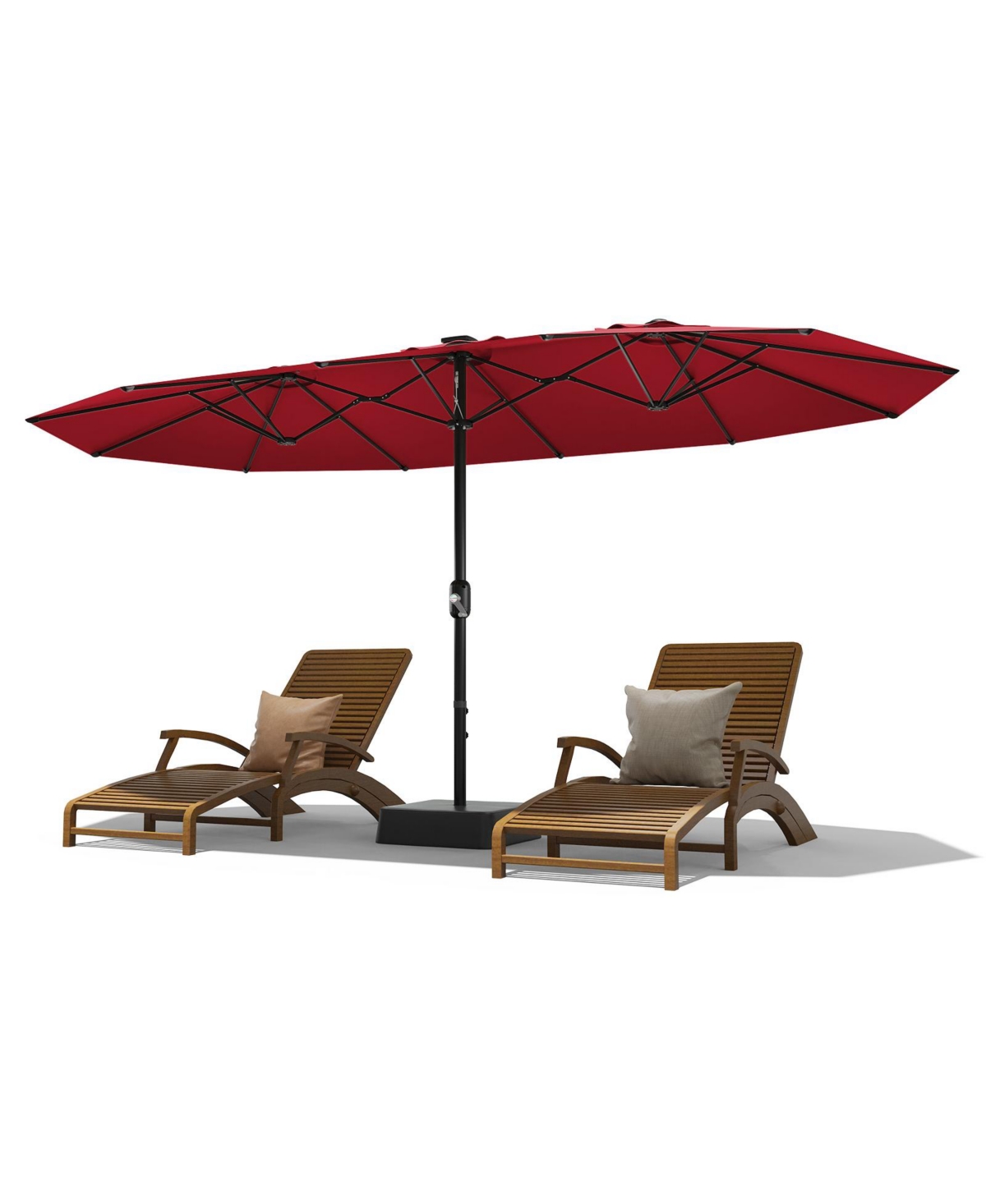 Click here for Homfan 15FT Extra Large Double-Sided Patio Umbrell... prices