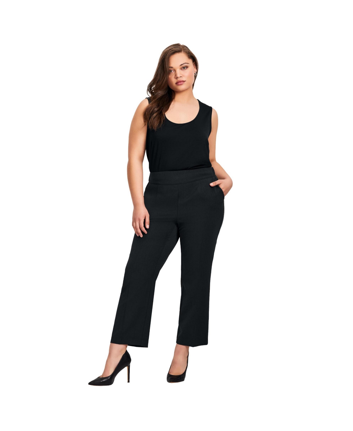 Click here for Avenue Womens Tall Cool Hand Straight Leg Pant - B... prices