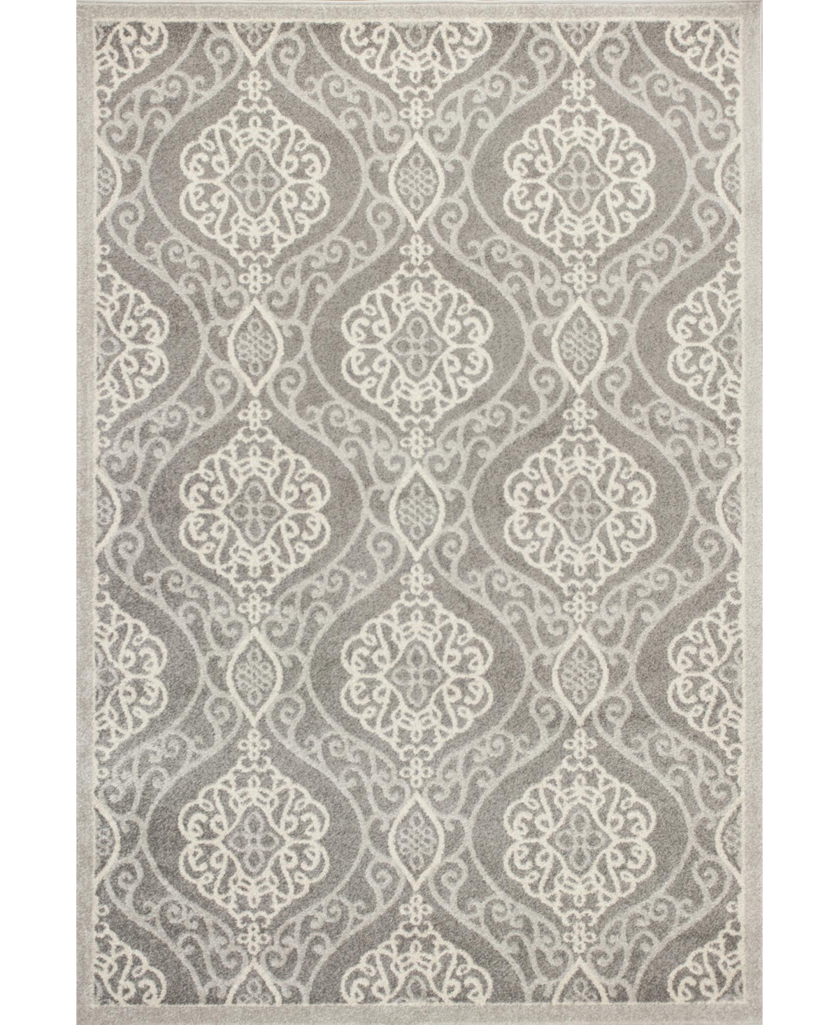 Click here for Kas Lucia Mosaic 2759 Silver 53 x 77 Indoor/Outdoo... prices