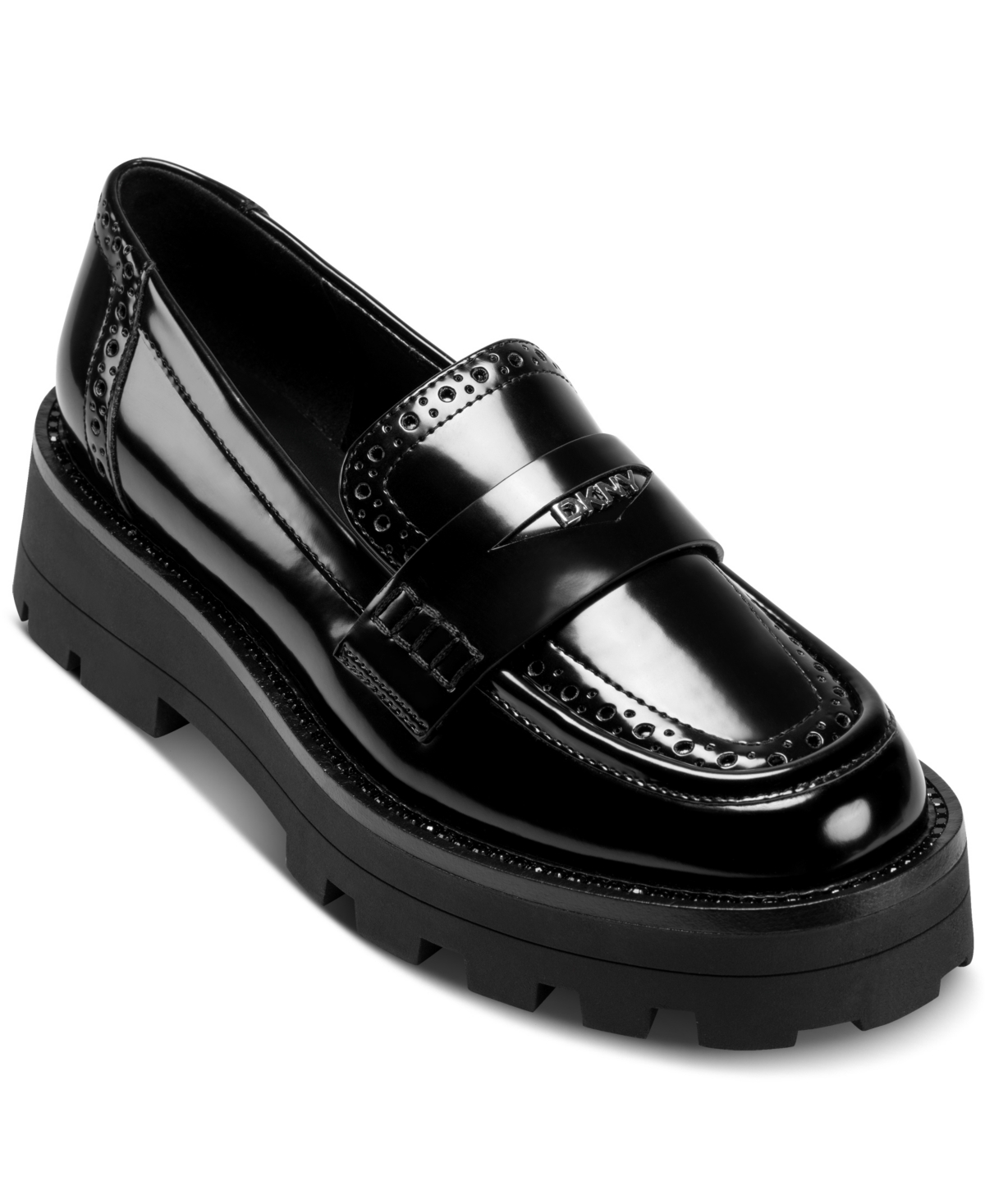 Click here for Dkny Womens Sahana Slip-On Loafers - Black prices