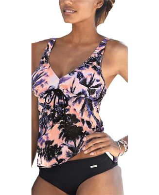 Click here for Lascana Palm Tree Tankini Top Bottom prices