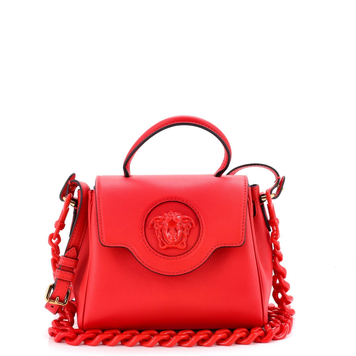 Click here for Pre-Owned Versace Small La Medusa Top Handle Bag L... prices