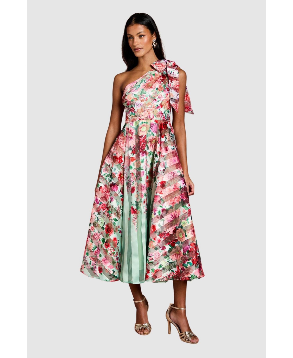 Click here for Coast Womens One Shoulder Midi Dress - Sage prices