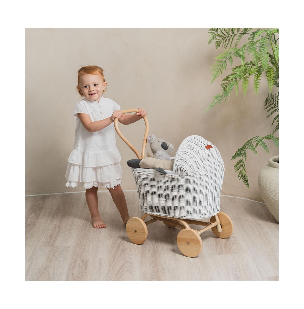 Click here for Momiji Colette Handcrafted Rattan Doll Stroller wi... prices