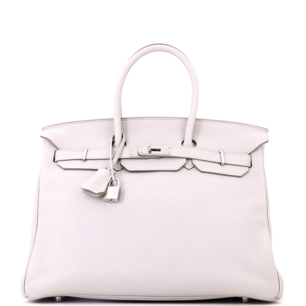 Click here for Pre-Owned HERMES Birkin 35 Handbag Grey Togo with... prices