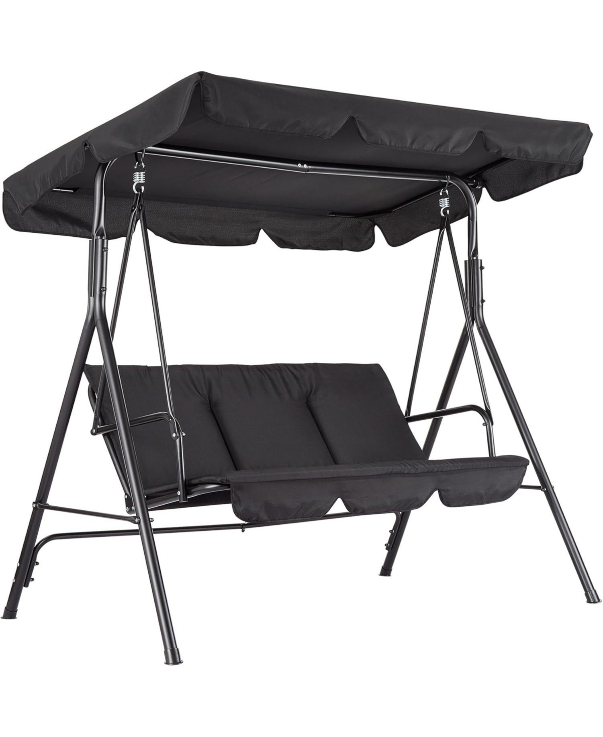 Click here for gaomon 3-Seat Outdoor Porch Swing Chair with Adjus... prices