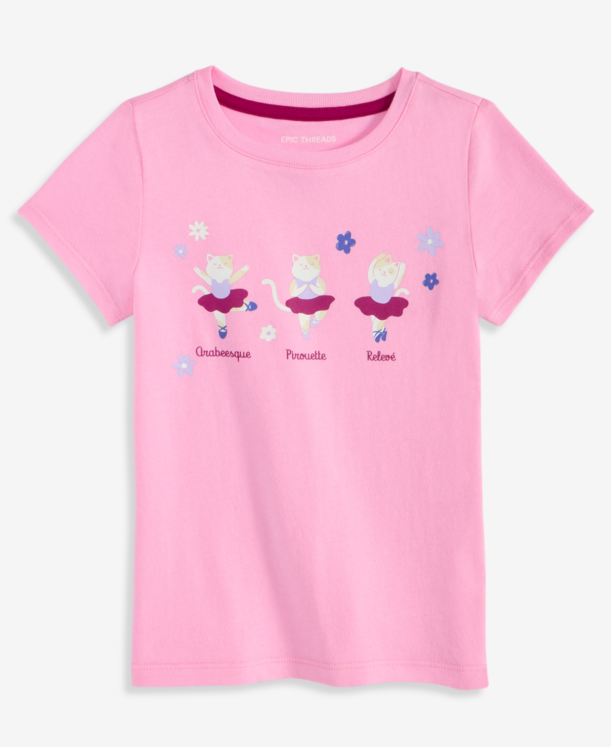 Click here for Epic Threads Toddler Girls 12M-5T Cat Ballet T-Shi... prices