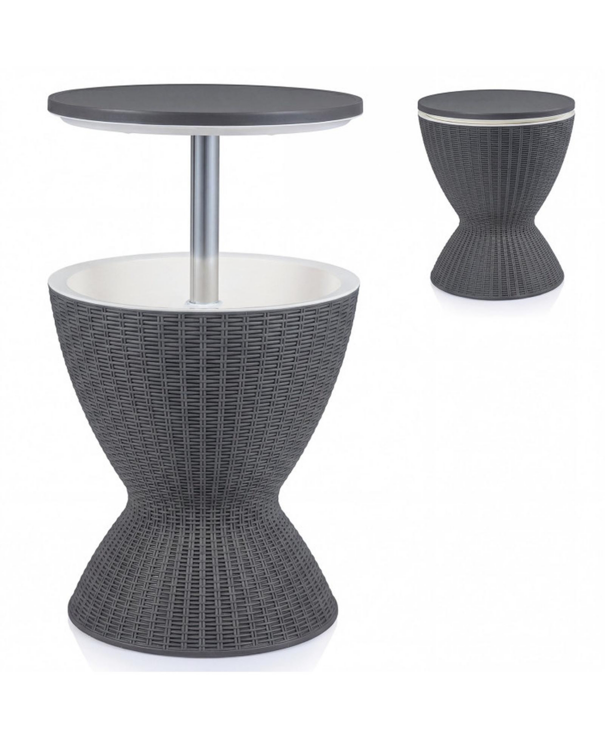 Click here for Gouun Height-Adjustable Outdoor Cooler Bar Table w... prices