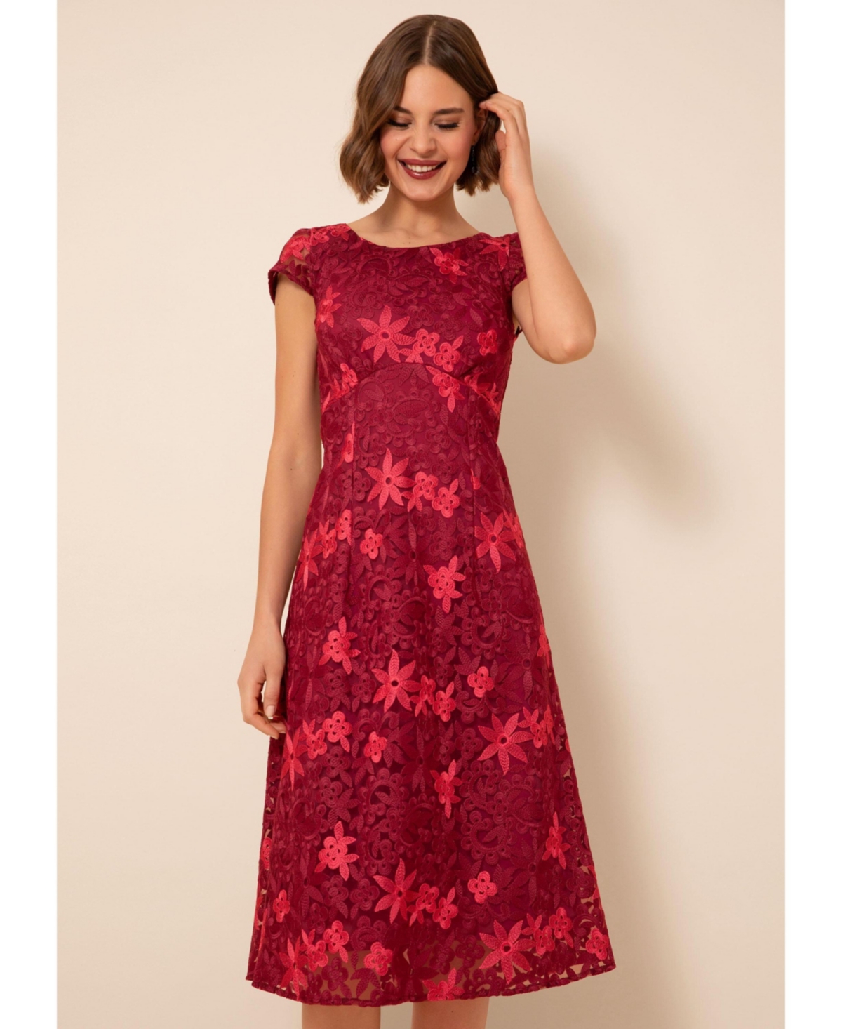 Click here for Alie Street London Womens Charlotte Dress - Azalea... prices