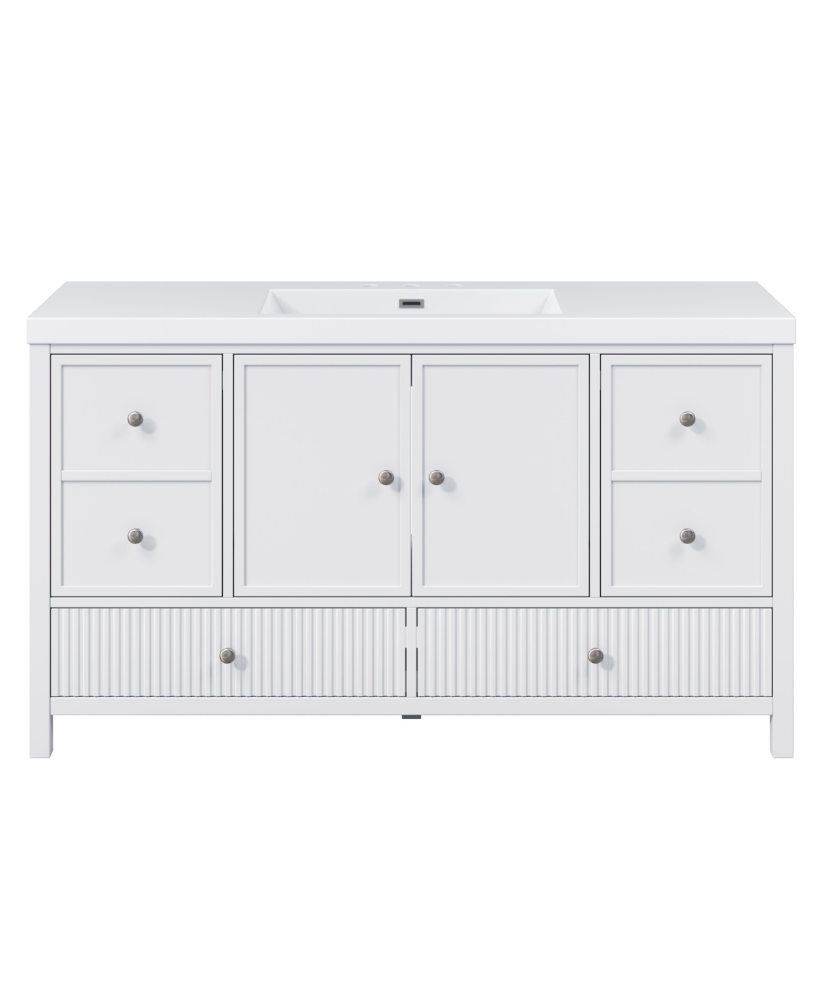 Click here for Busdays 60 Inch Bathroom Vanity with Separate Sink... prices