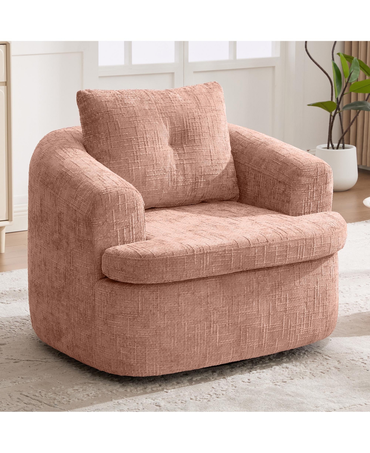 Click here for Rainsken 360degree(s) Swivel Barrel Accent Chair... prices