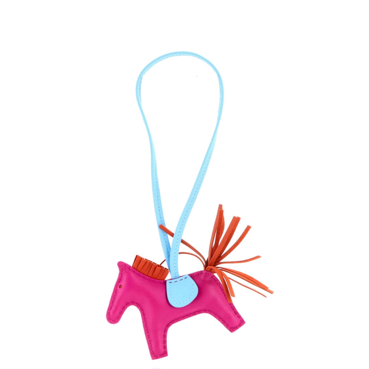Click here for Pre-Owned HERMES Pm GriGri Rodeo Bag Charm Leather... prices