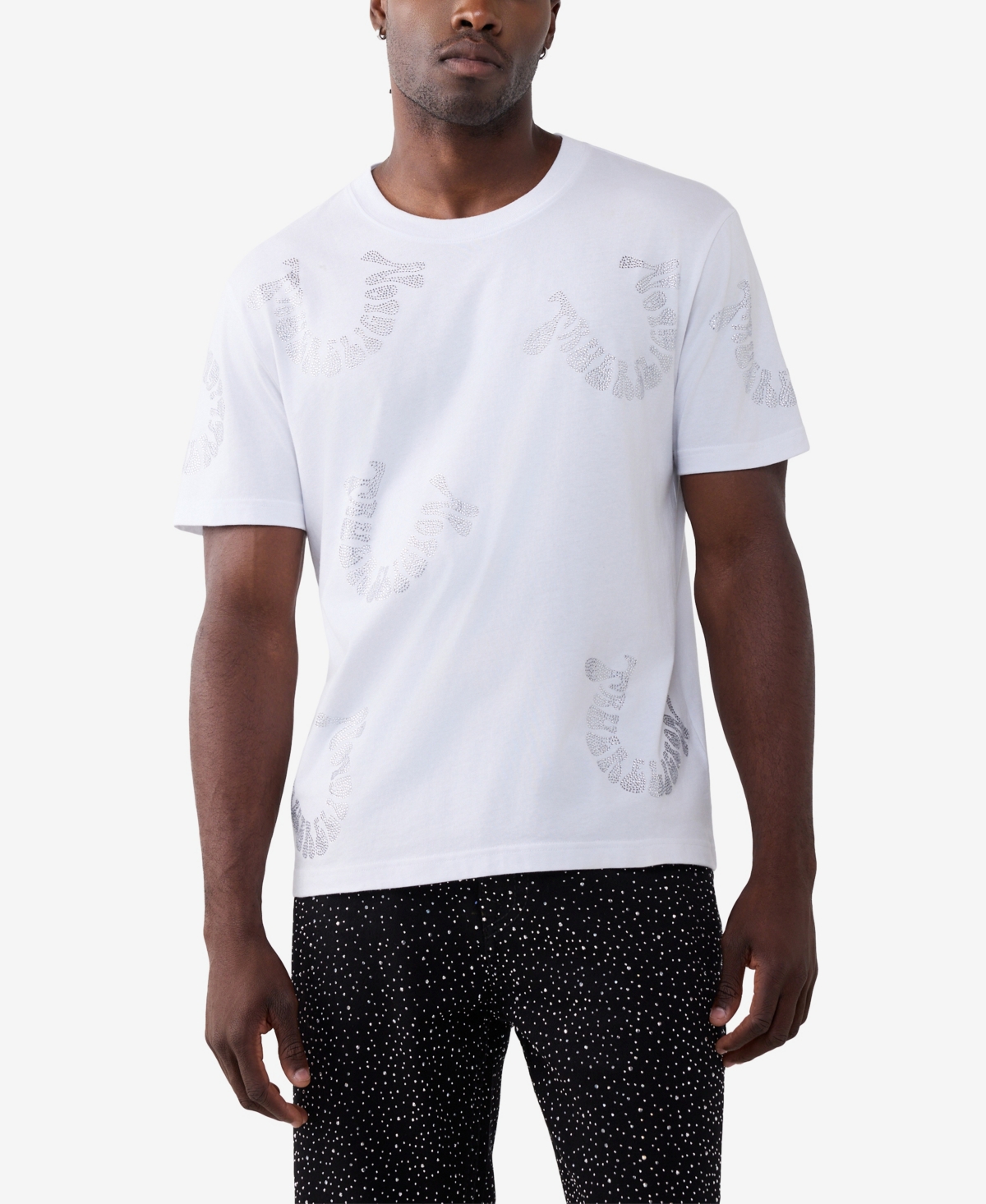 Click here for True Religion Mens Regular-Fit T-Shirt - Optic Whi... prices