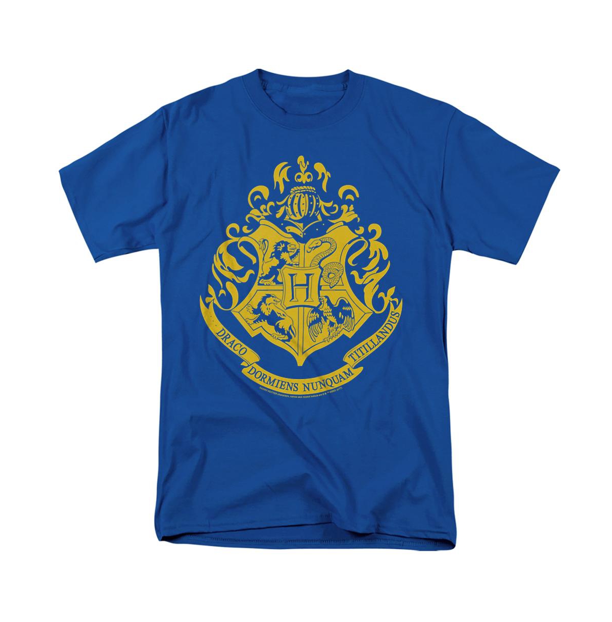 Click here for Harry Potter Mens Hogwarts Crest T-Shirt - Royal prices