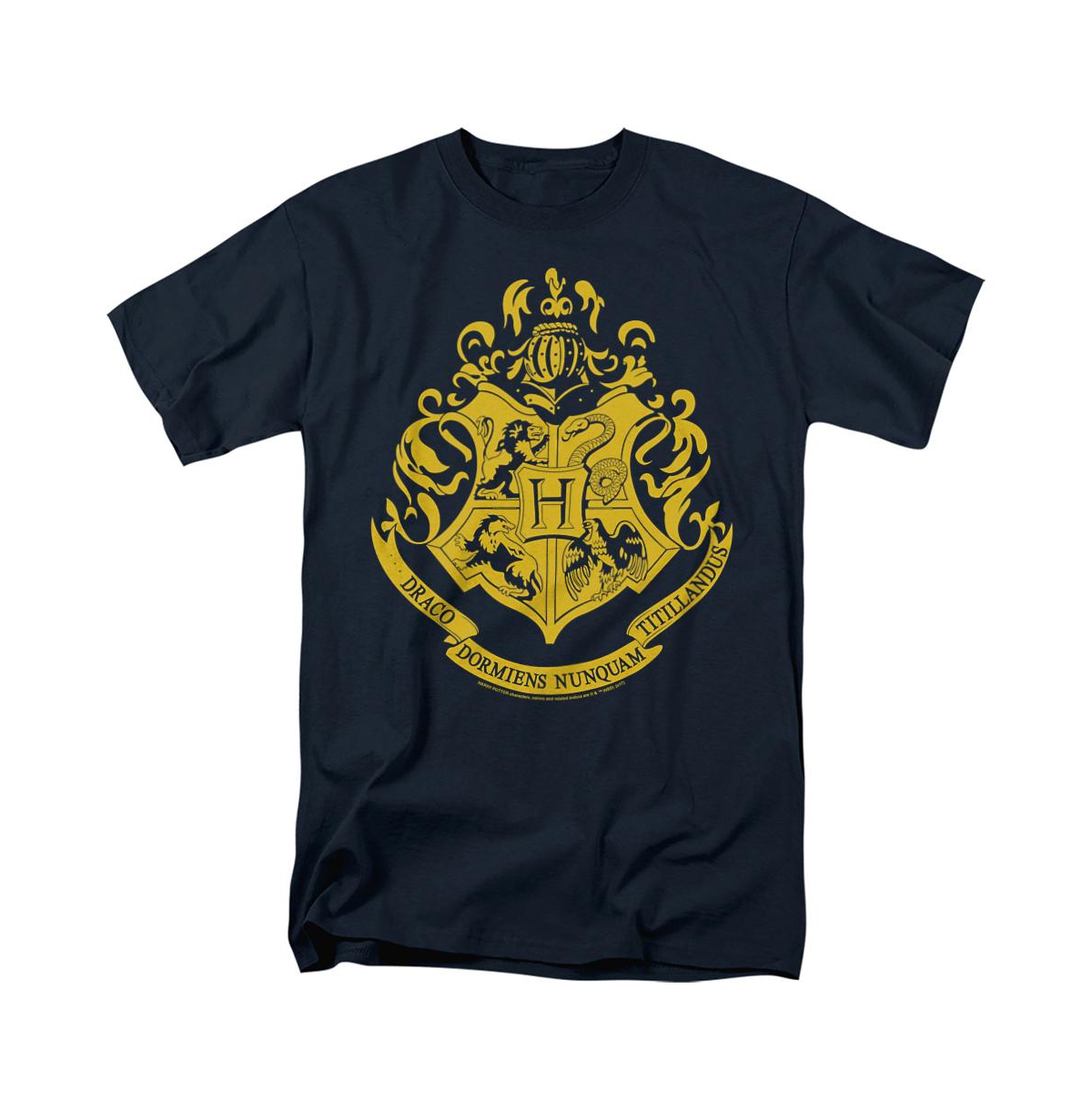 Click here for Harry Potter Mens Hogwarts Crest T-Shirt - Navy prices