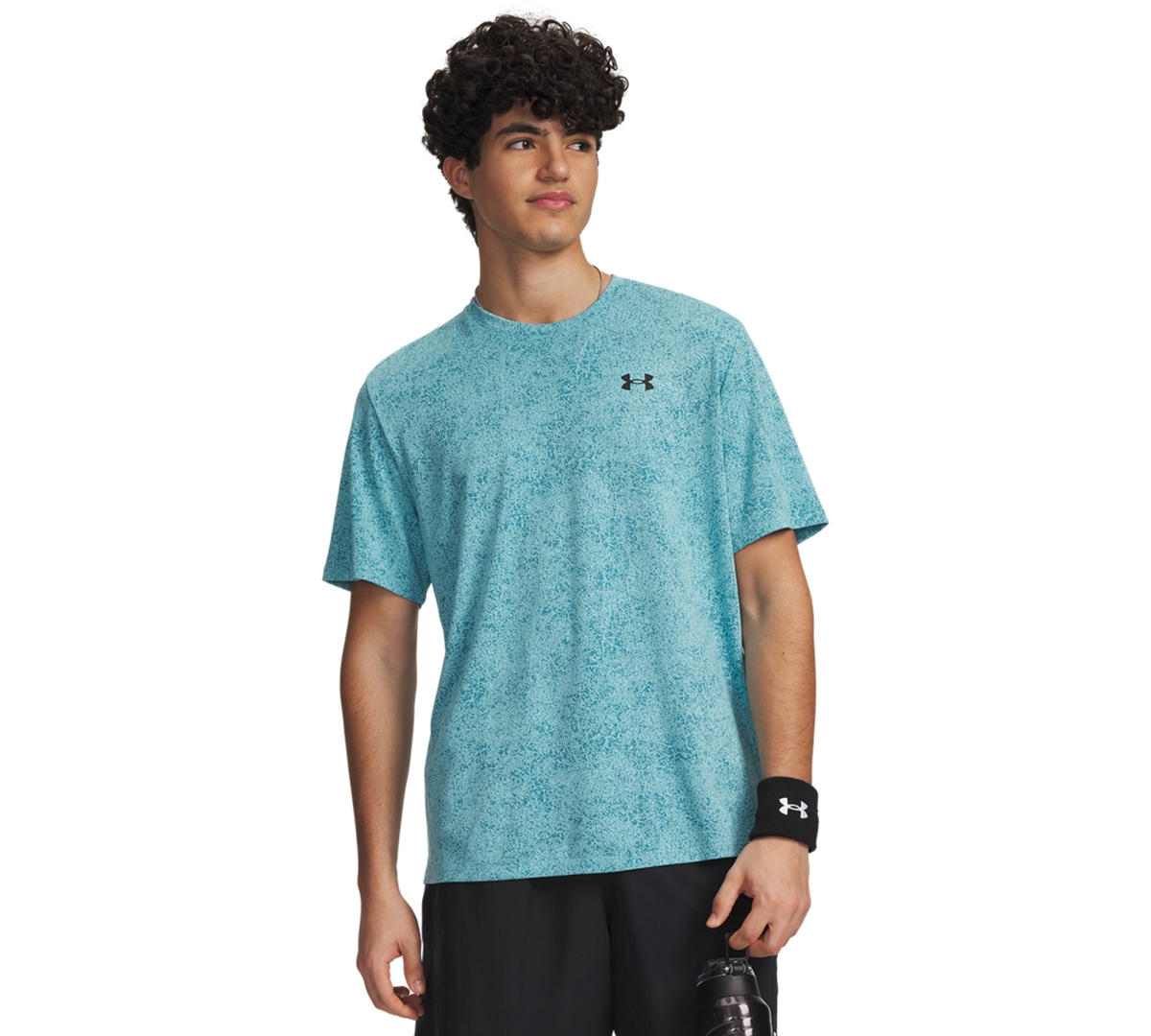 Click here for Under Armour Mens Ua Tech Pixelate T-Shirt - Blue... prices