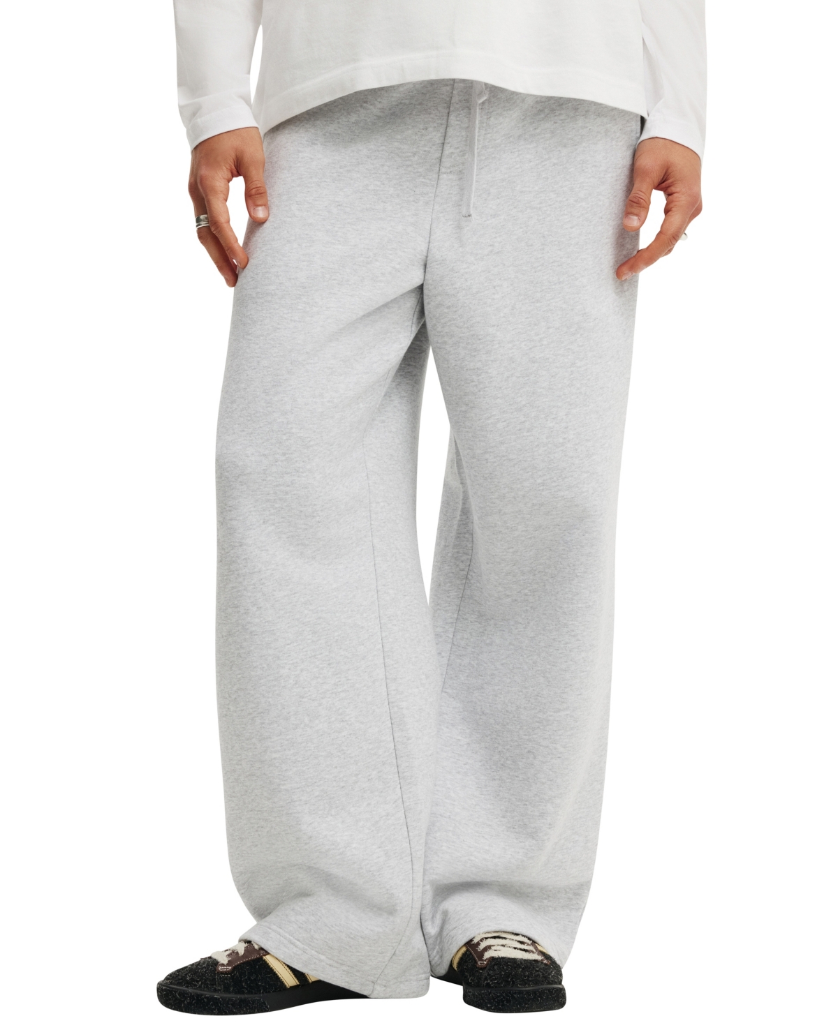 Click here for Cotton On Mens Super Baggy Track Pants - Gray prices