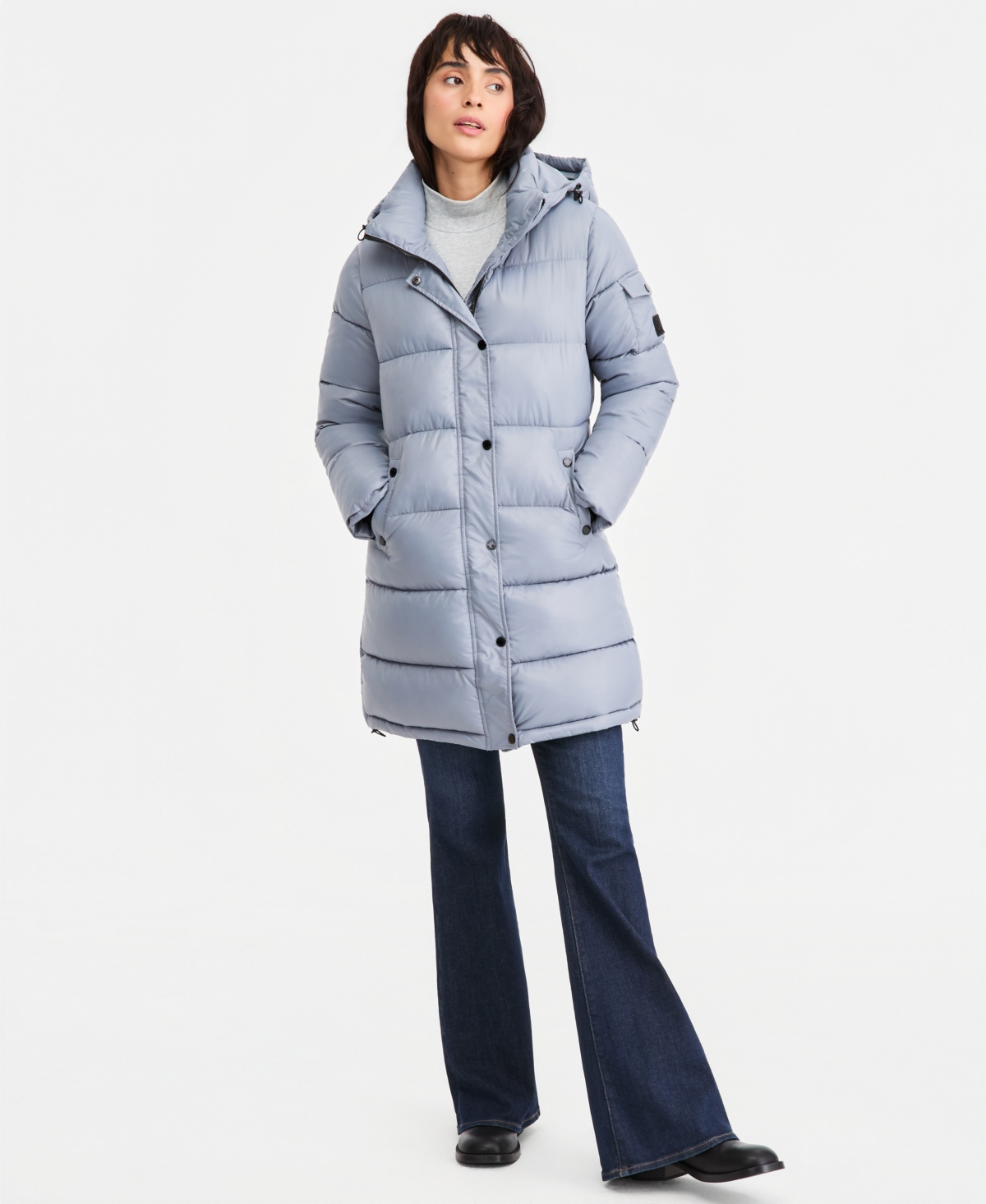Click here for Steve Madden Womens Hooded Puffer Coat  Created fo... prices
