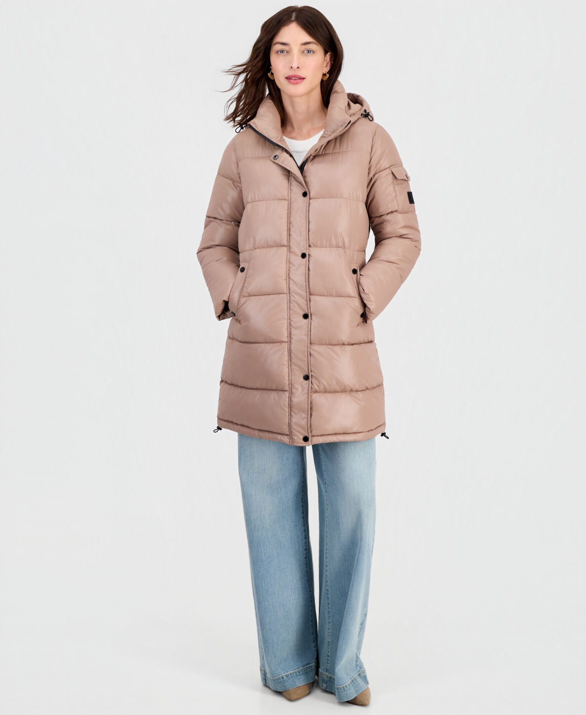Click here for Steve Madden Womens Hooded Puffer Coat  Created fo... prices