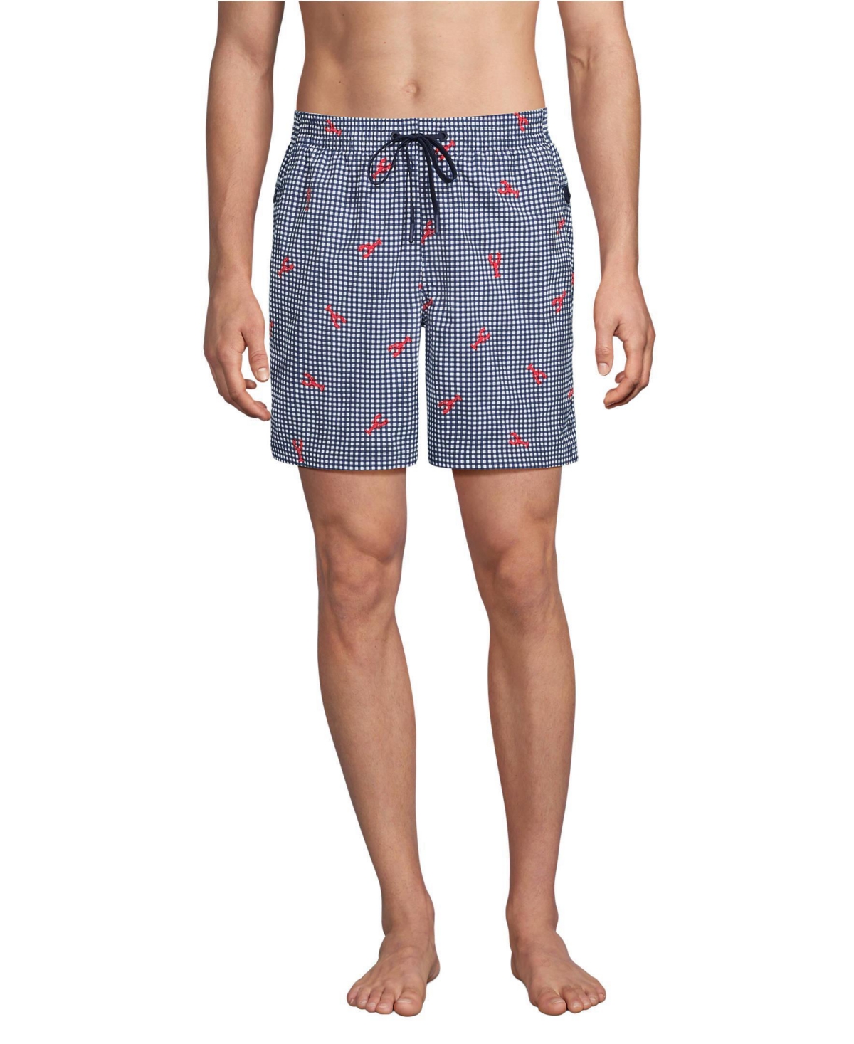 Click here for Lands End Mens 7 Inch Volley Hydroliner Swim Trunk... prices