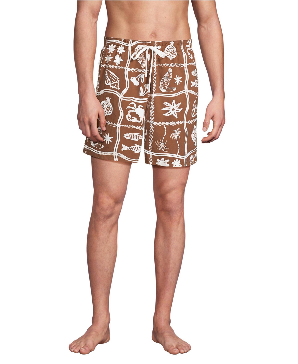 Click here for Lands End Mens 7 Inch Volley Hydroliner Swim Trunk... prices