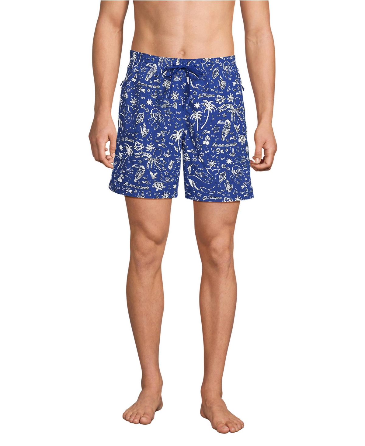 Click here for Lands End Mens 7 Inch Volley Hydroliner Swim Trunk... prices