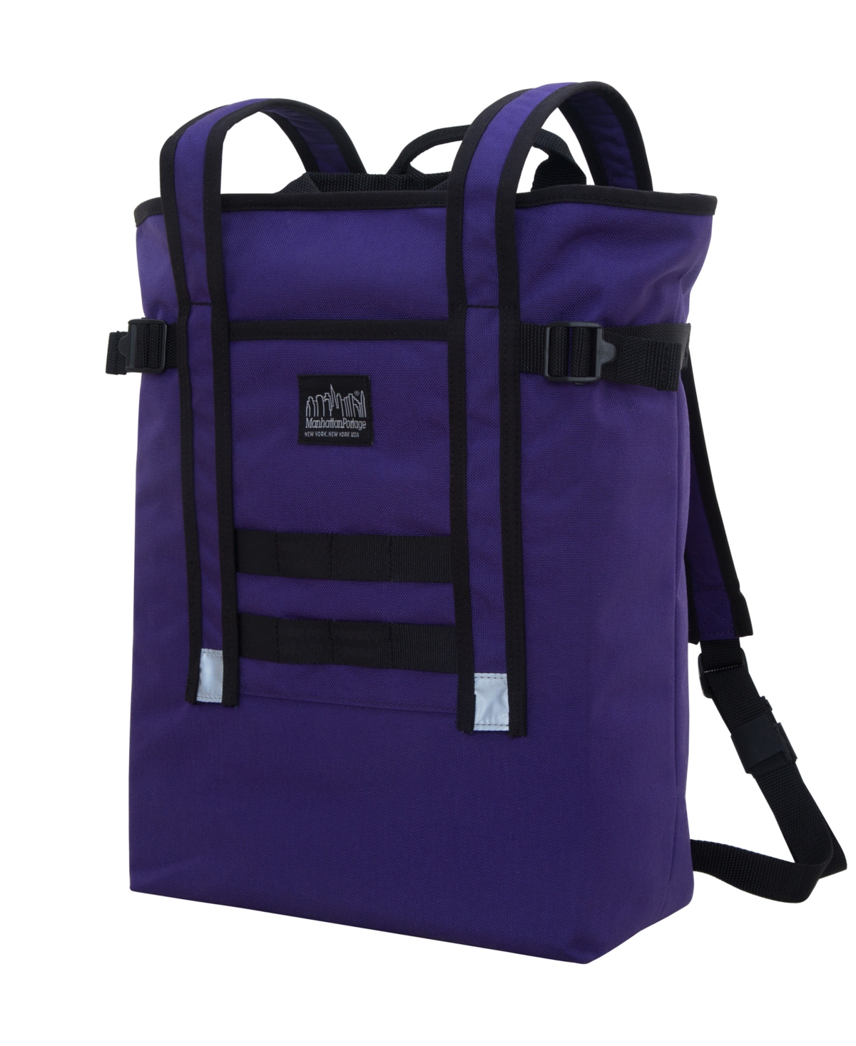 Click here for Manhattan Portage Chrystie Backpack - Purple prices