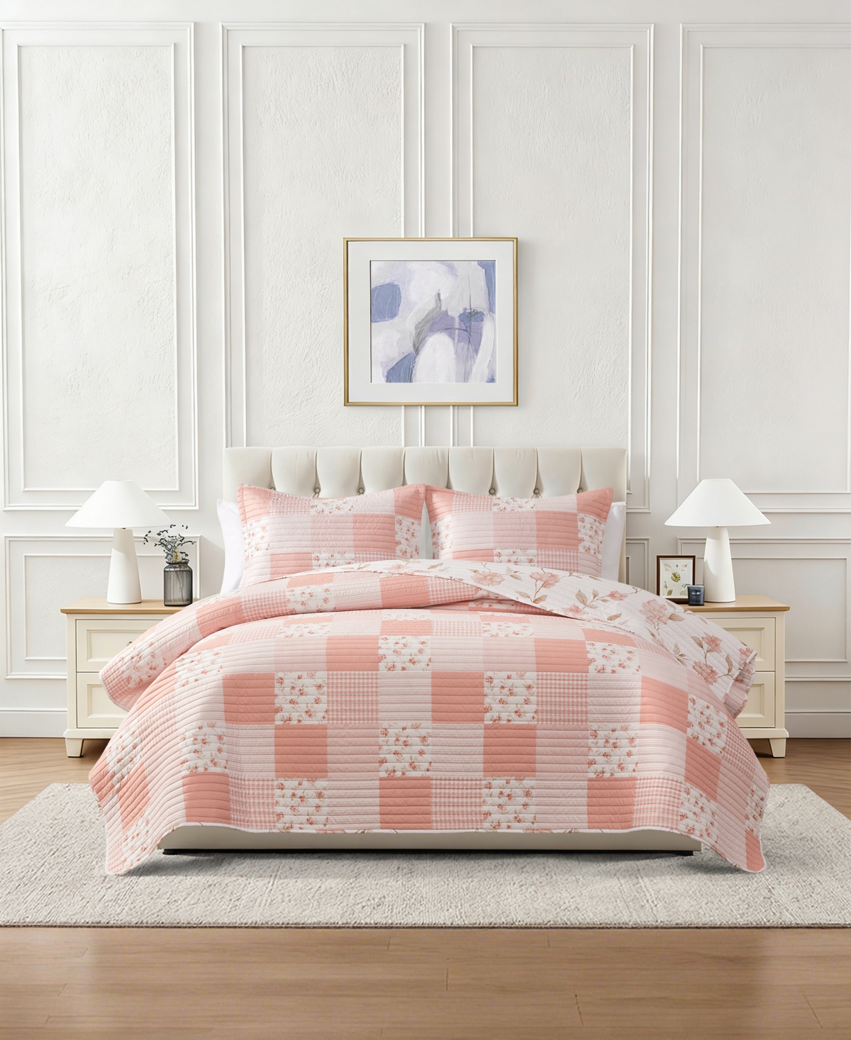 Click here for Chelsea Loft Pinsonic Patchwork Reversible 2-Pc. Q... prices