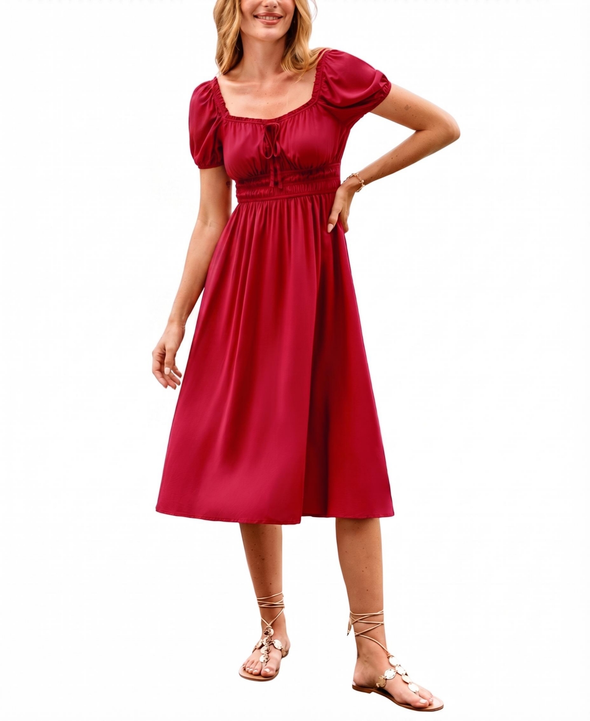 Click here for Cupshe Womens Stuff of Dreams Midi Beach Dress - B... prices