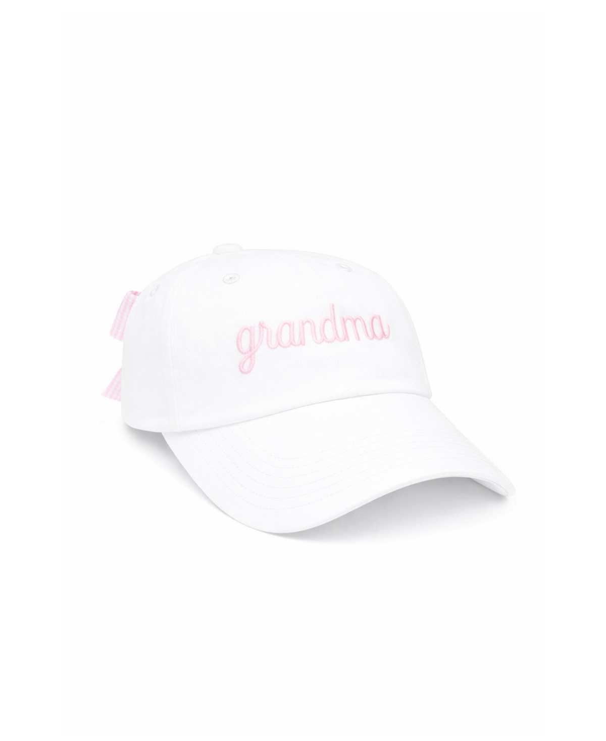 Click here for Bits & Bows Womens Grandma Bow Baseball Hat - Whit... prices