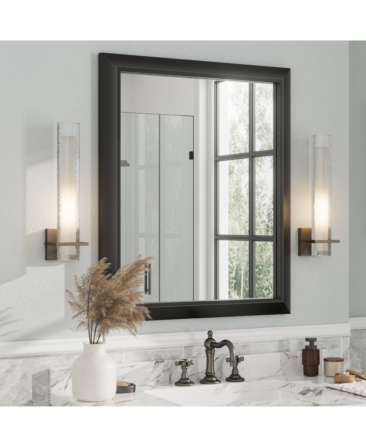Click here for Apmir 30 x 36 Inch Thick Metal Framed Wall Mirrors... prices