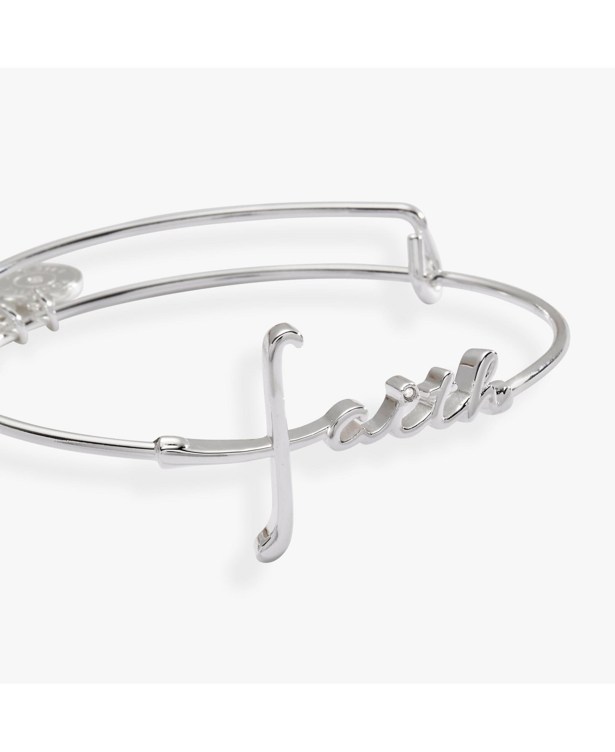 Click here for Alex and Ani Faith In-Line Bracelet - Silver prices