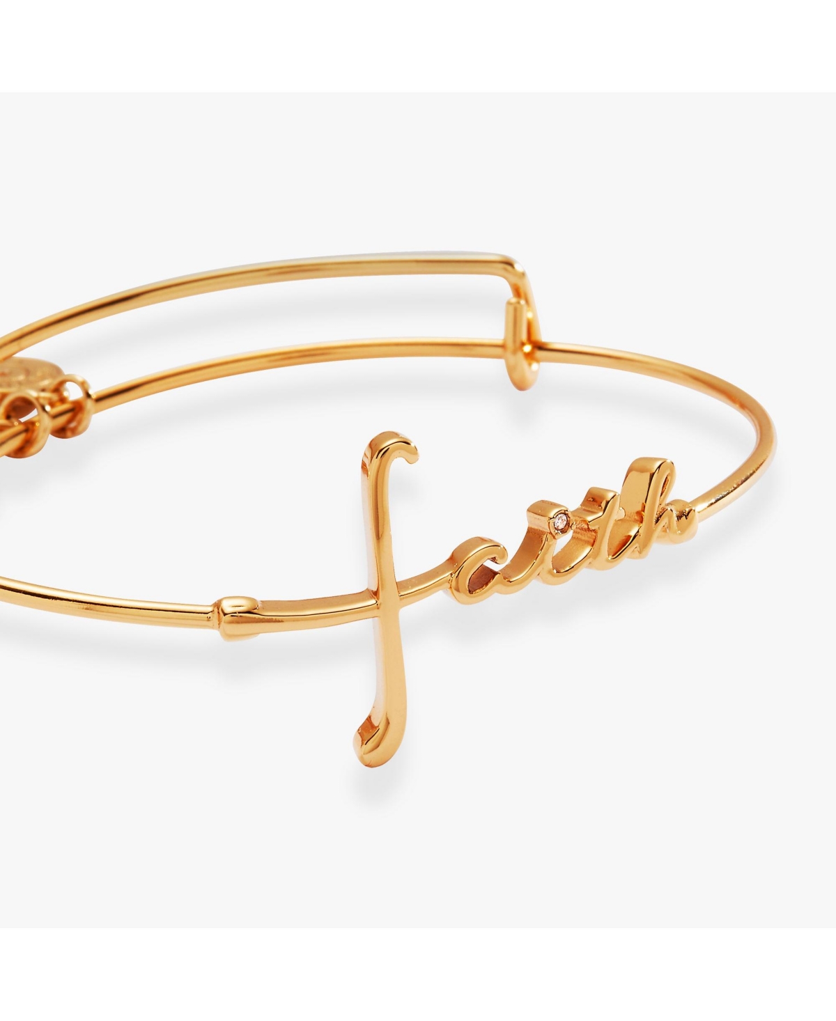 Click here for Alex and Ani Faith In-Line Bracelet - Gold prices