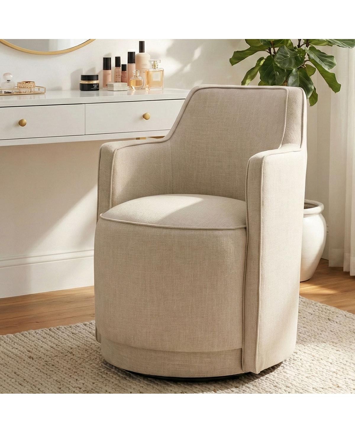 Click here for Maison Boucle 360degree(s) Swivel Vanity Chair  Up... prices