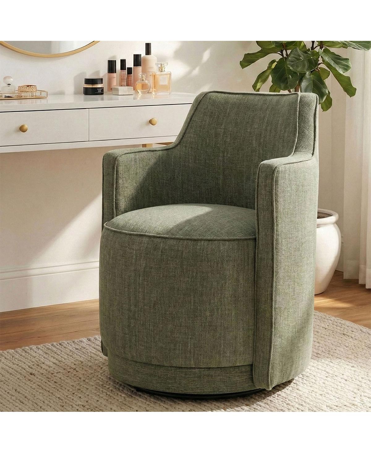 Click here for Maison Boucle 360degree(s) Swivel Vanity Chair  Up... prices
