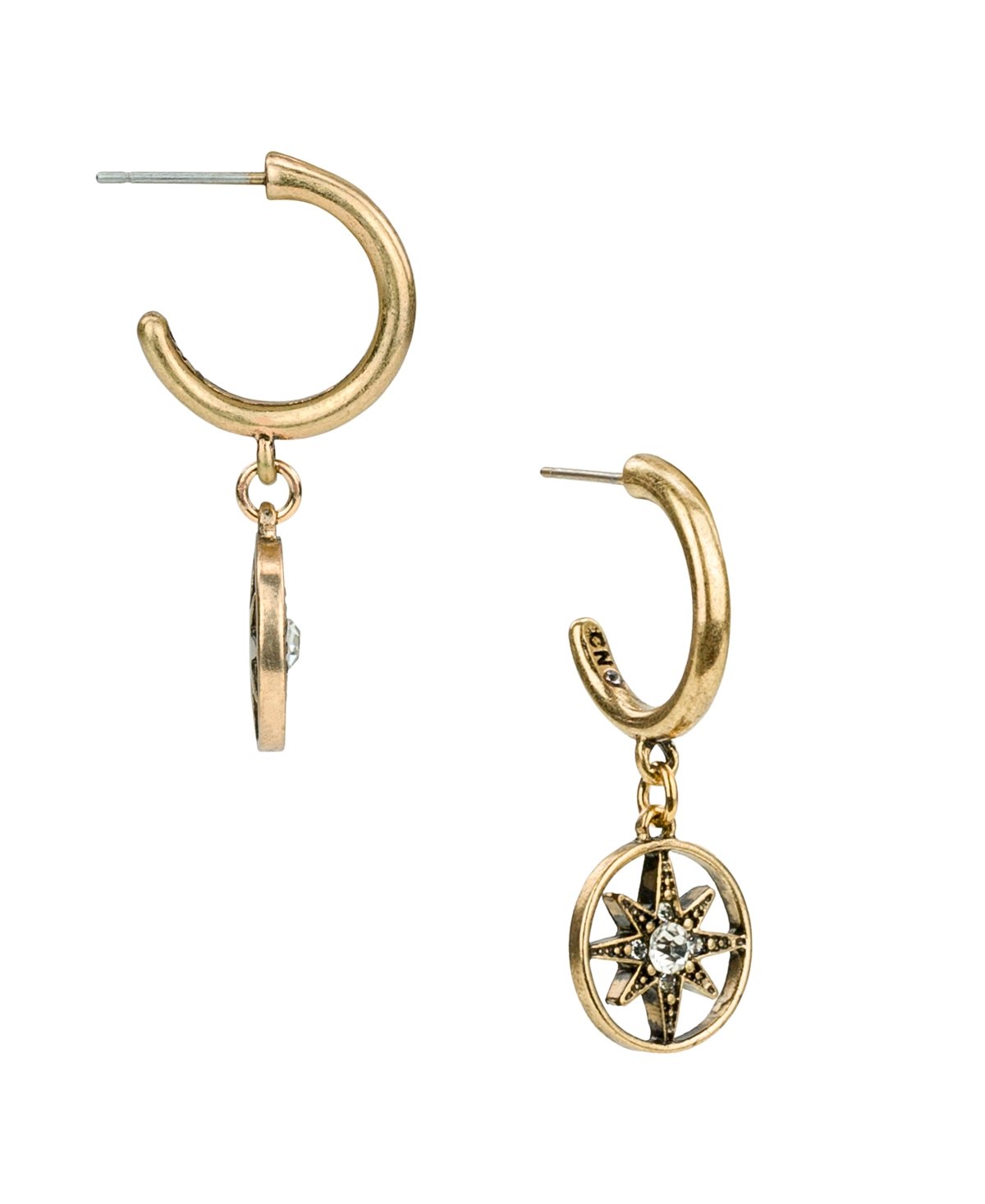 Click here for Patricia Nash Gold-Tone Plated Small Hoop Dangle E... prices