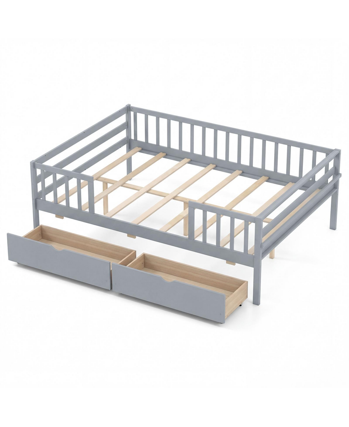 Click here for Slickblue Kids Full Daybed with Guardrails and 2 S... prices