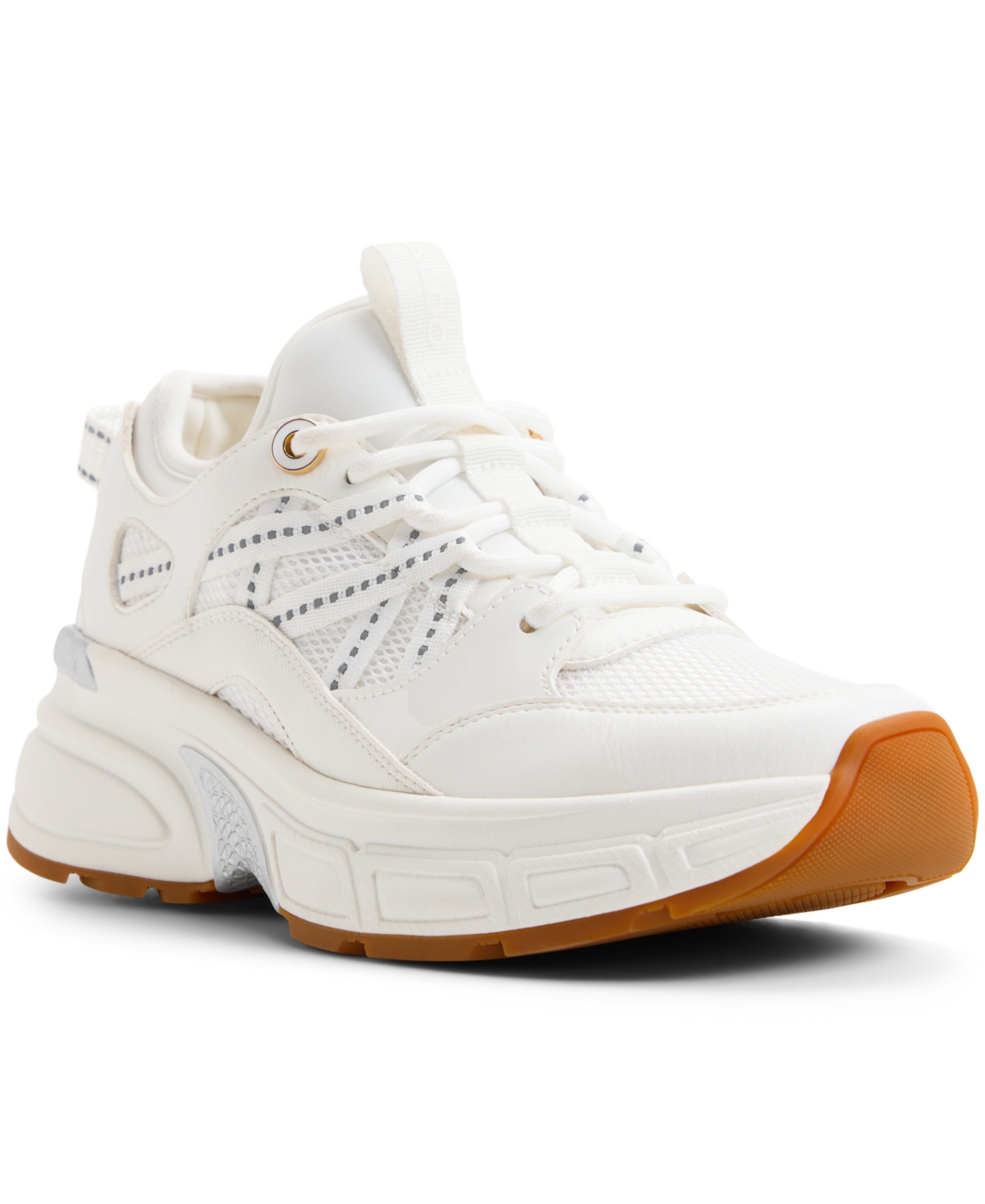 Click here for Aldo Womens Haddey Jogger Lace-Up Sneakers - White... prices