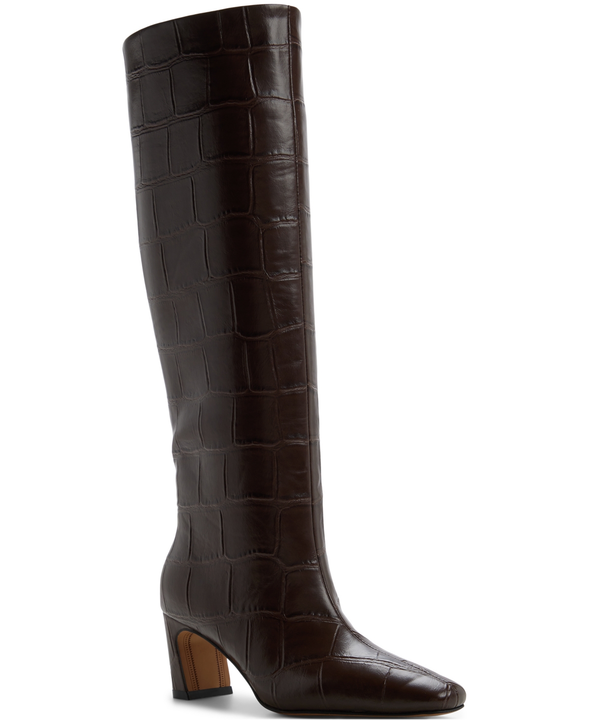 Click here for Aldo Womens Bethie Knee-High Block Heel Boots - Da... prices